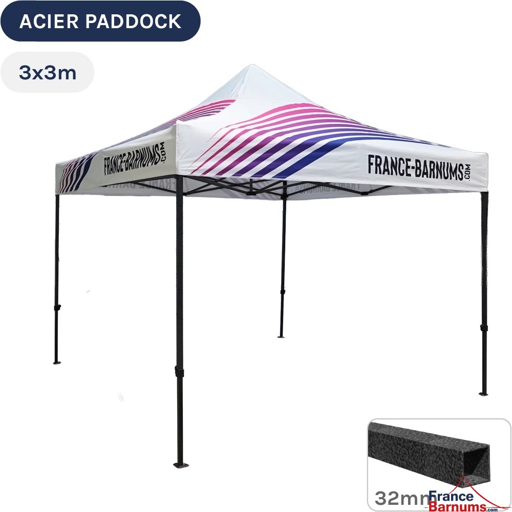 Barnum pliant 3x3 - Achat tente pliante 3x3 | FRANCE BARNUMS