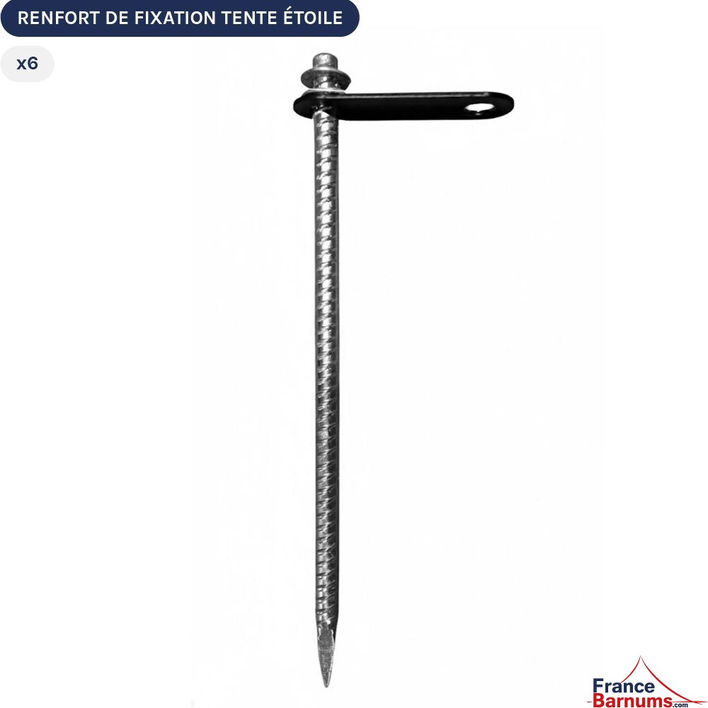 Kit d'ancrage renforcé pour Tente Étoile | France Barnums